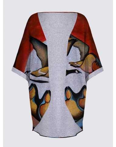 Cardigan Oprah "L'Esprit de l'Outarde"