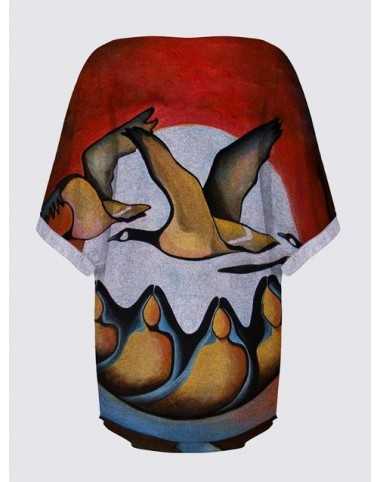 Cardigan Oprah "L'Esprit de l'Outarde"